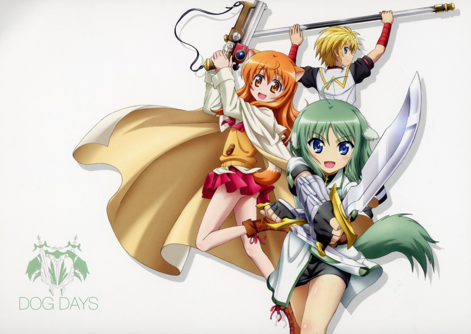 dog days eclair martinozzi ricotta elmar shinku izumi animal ears sword tail | #242771 | yande.re
